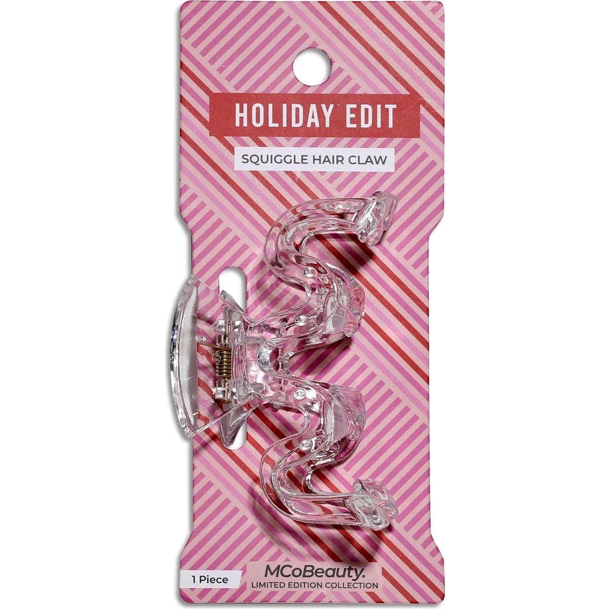 Mcobeauty Holiday Edit Swiggle Hair Claw Clear Each | Woolworths