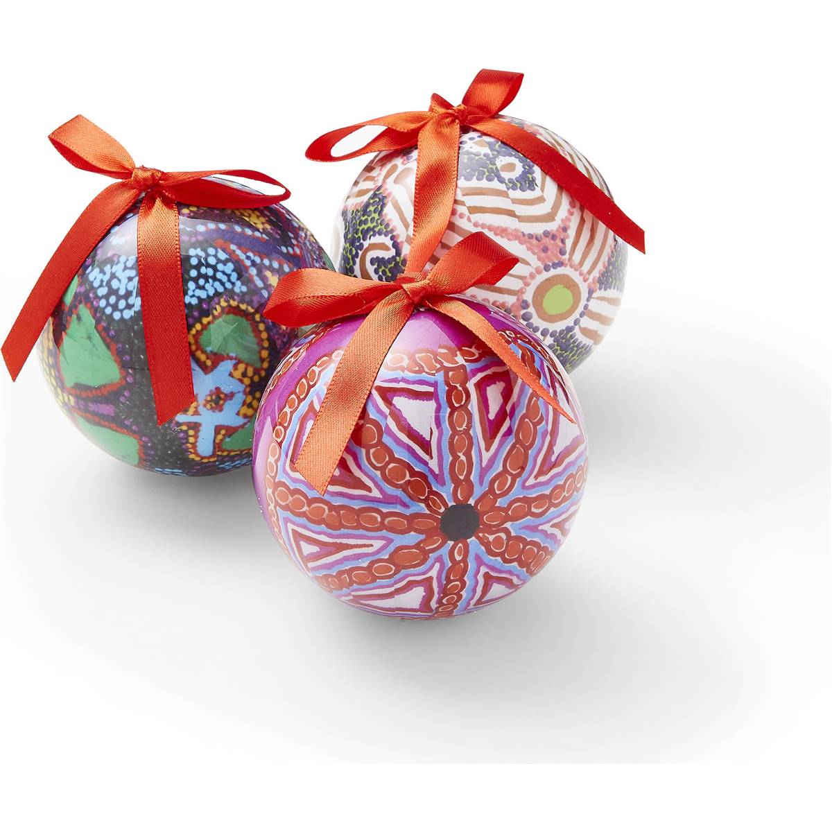 Christmas Warnayaka Collection Bauble Assorted Each | Woolworths
