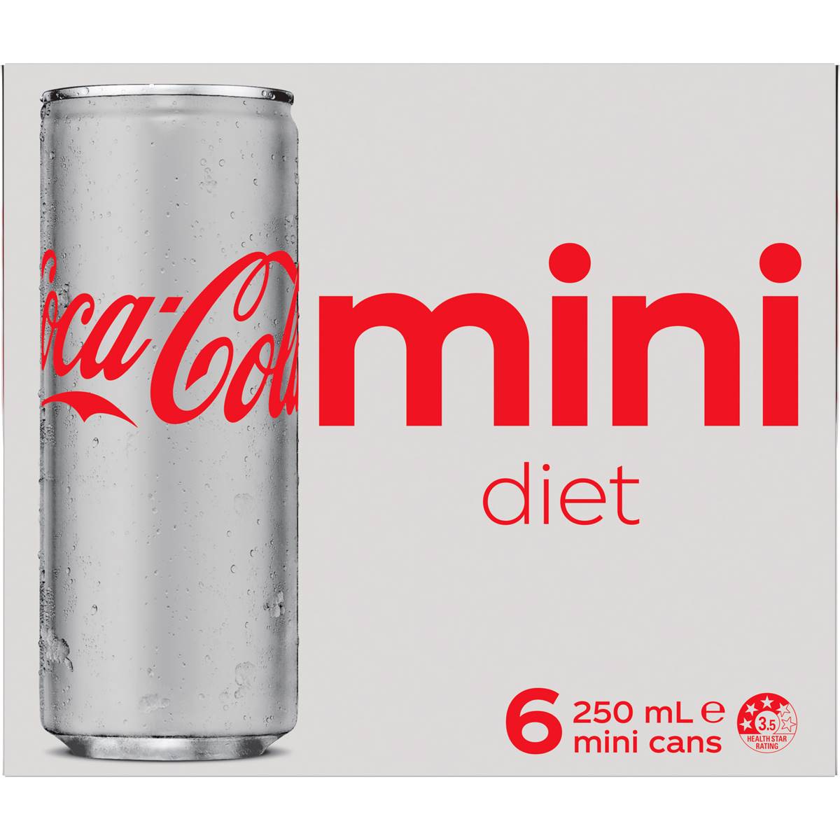 Coca - Cola Diet Soft Drink Mini Cans 250ml X 6 Pack | Woolworths Coca - Cola Diet Soft Drink Mini Cans 250ml X 6 Pack | Woolworths