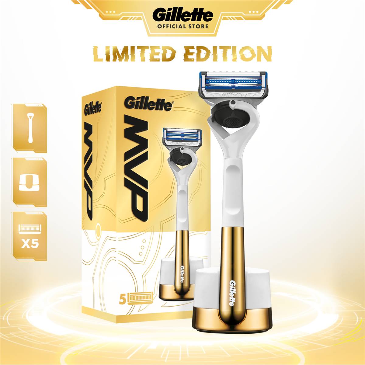 Gillette Skinguard Mvp Razor Set Each | Woolworths
