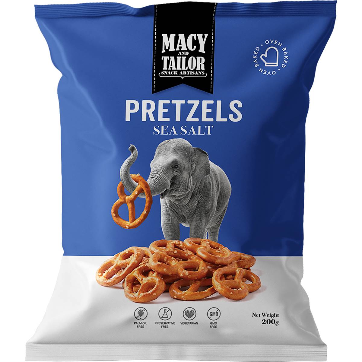 Macy And Tailor Classic Pretzels 200g Woolworths