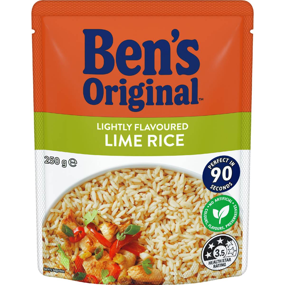 Ben's Original Lightly Flavoured Lime Rice 250g | Woolworths