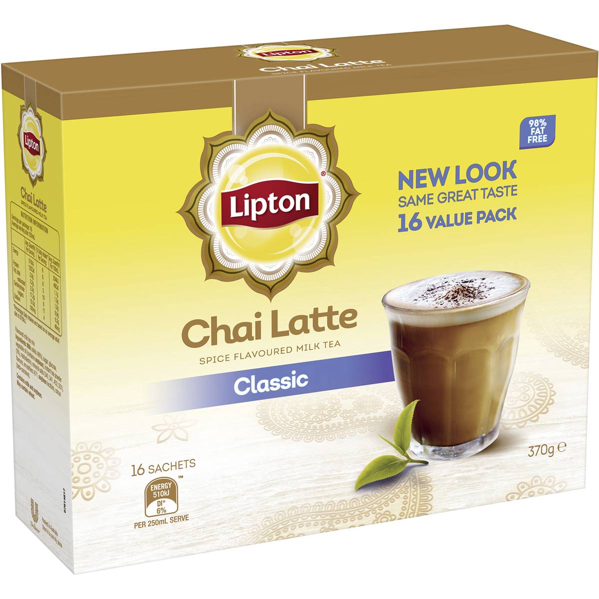 Lipton Tea Sachets Chai Latte Vanilla 8 Pack | Woolworths