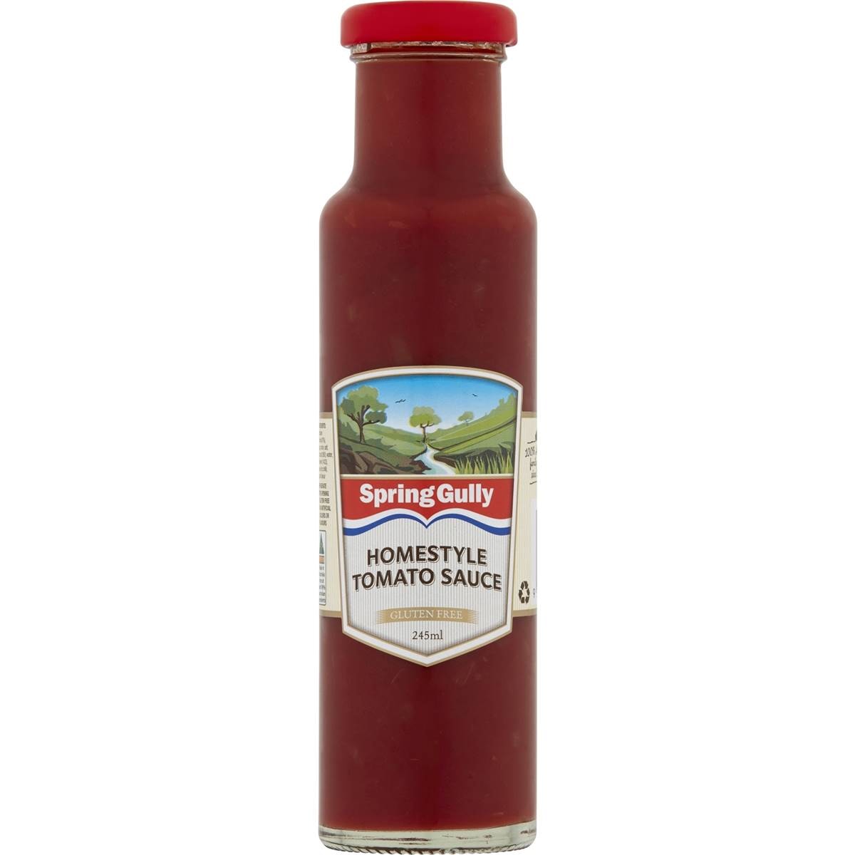 Spring Gully Homestyle Tomato Sauce Gluten Free 245ml | Woolworths