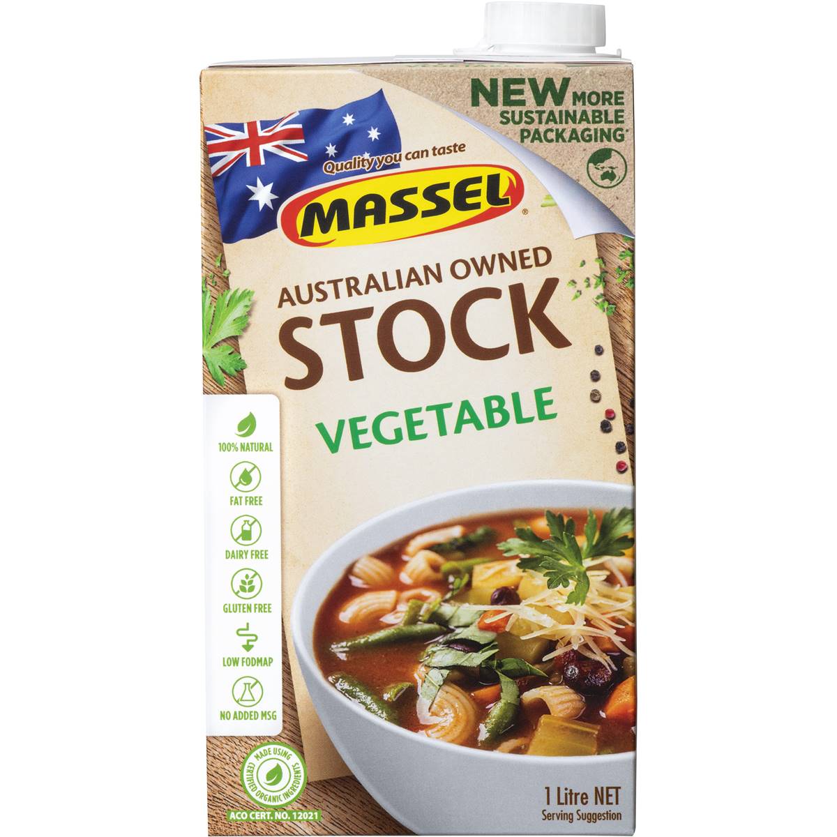 Massel Gourmet Liquid Stock Vegetable 1l | Woolworths