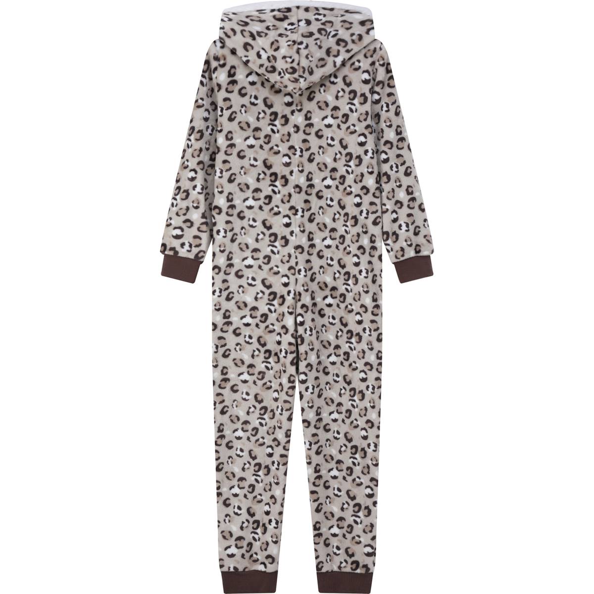 For Her Ladies Onesie All Over Print Leopard Natural Large/xlarge Each ...
