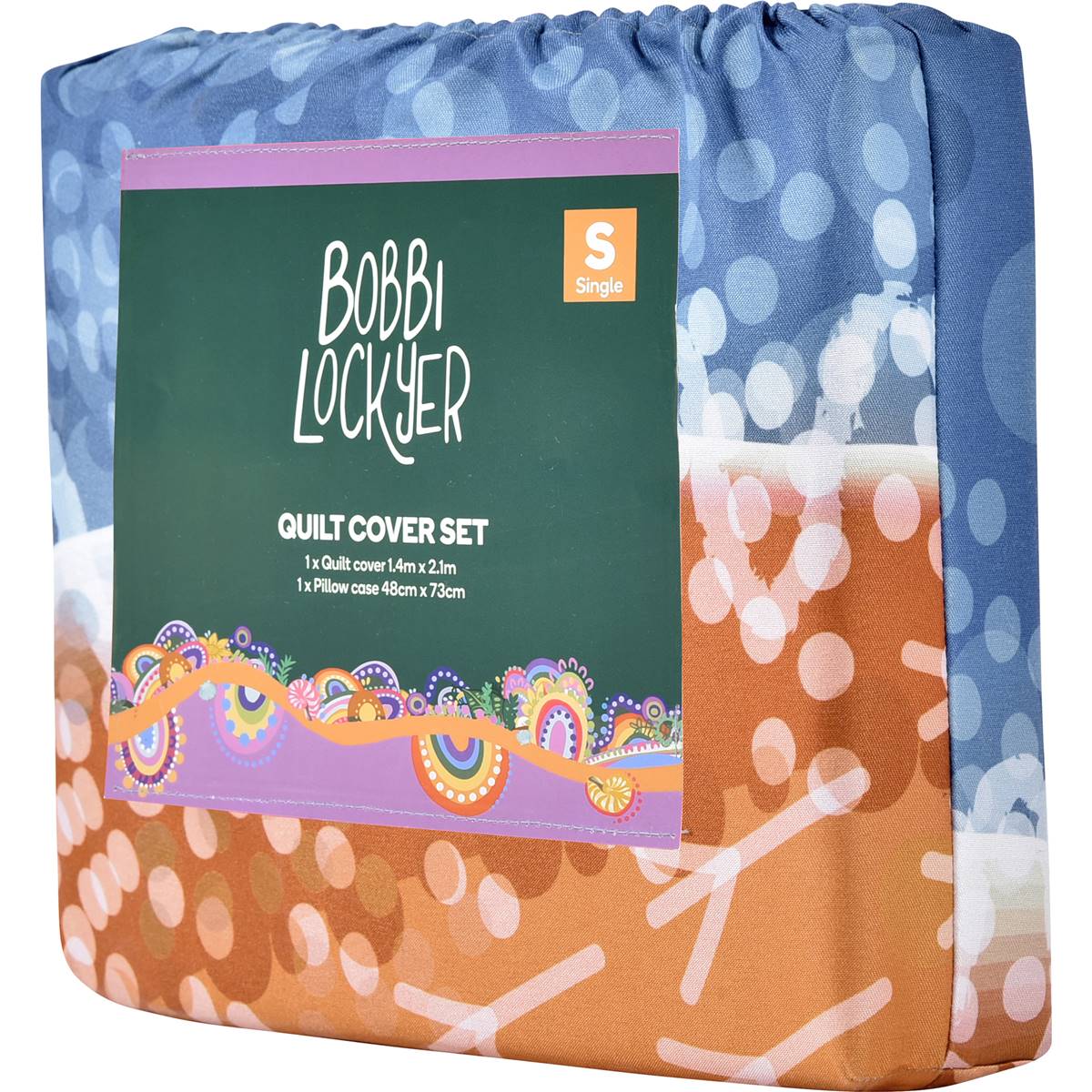 Bobbi Lockyer Quilt Cover Set Single Bed Saltwater Each | Woolworths
