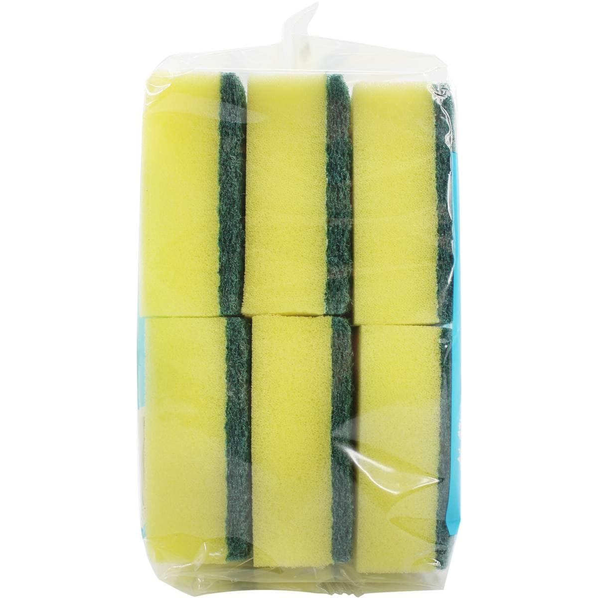 Essentials Sponge Scourer 6 Pack | Woolworths