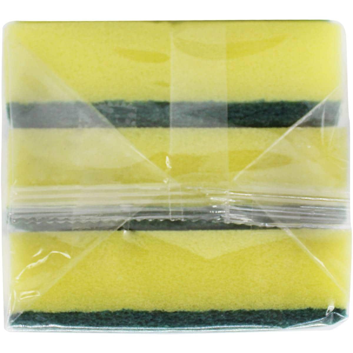 Essentials Sponge Scourer 6 Pack | Woolworths