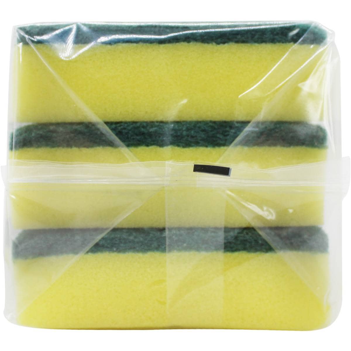 Essentials Sponge Scourer 6 Pack | Woolworths