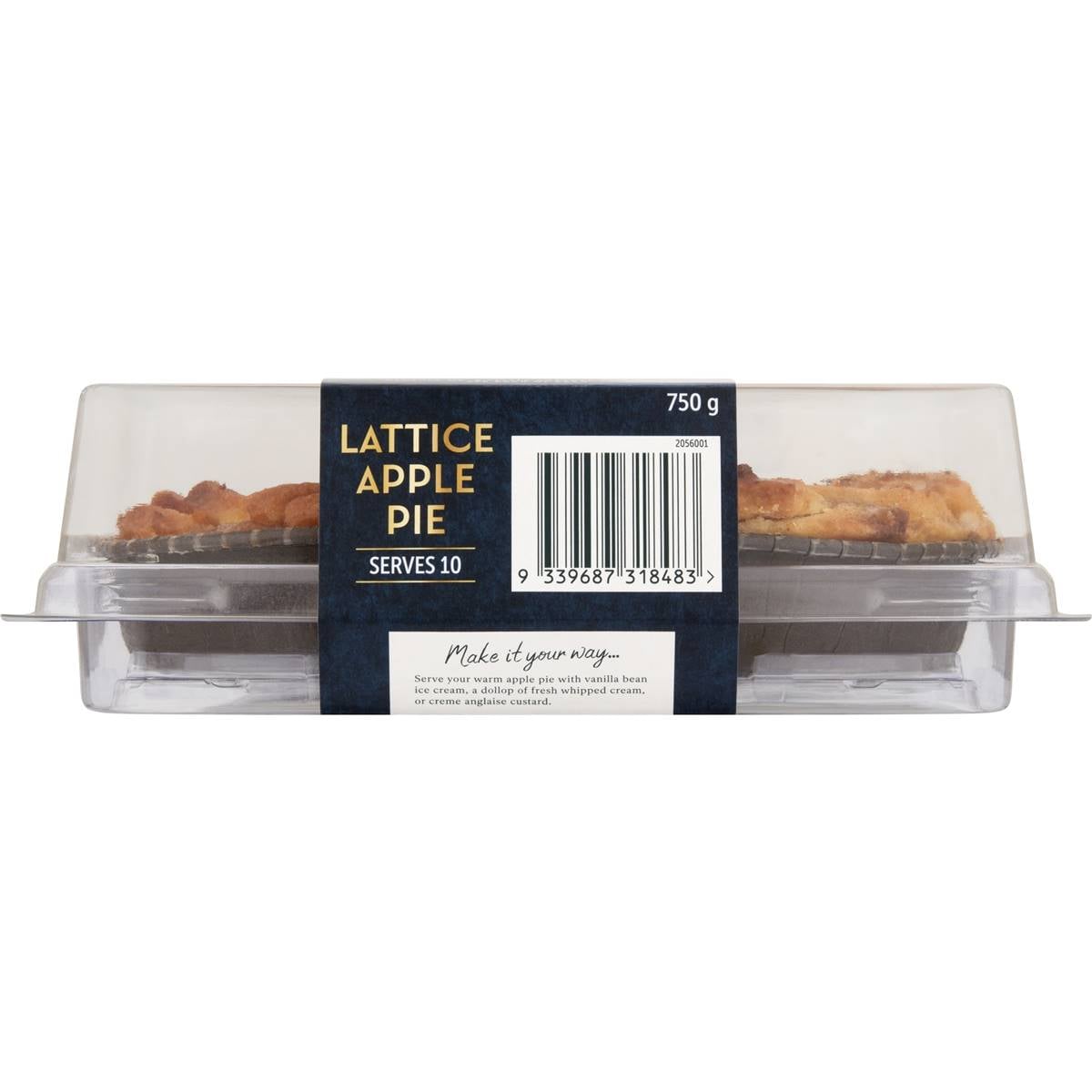 Woolworths Apple Lattice Pie 750g | Woolworths