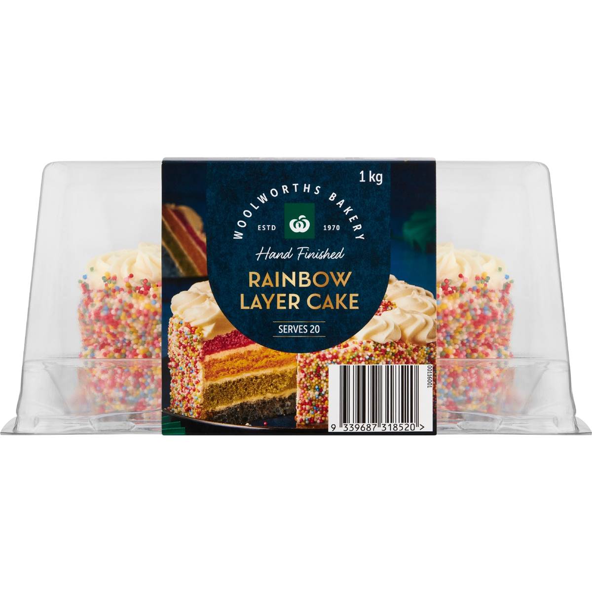 Woolworths Rainbow Layer Cake Each | Woolworths