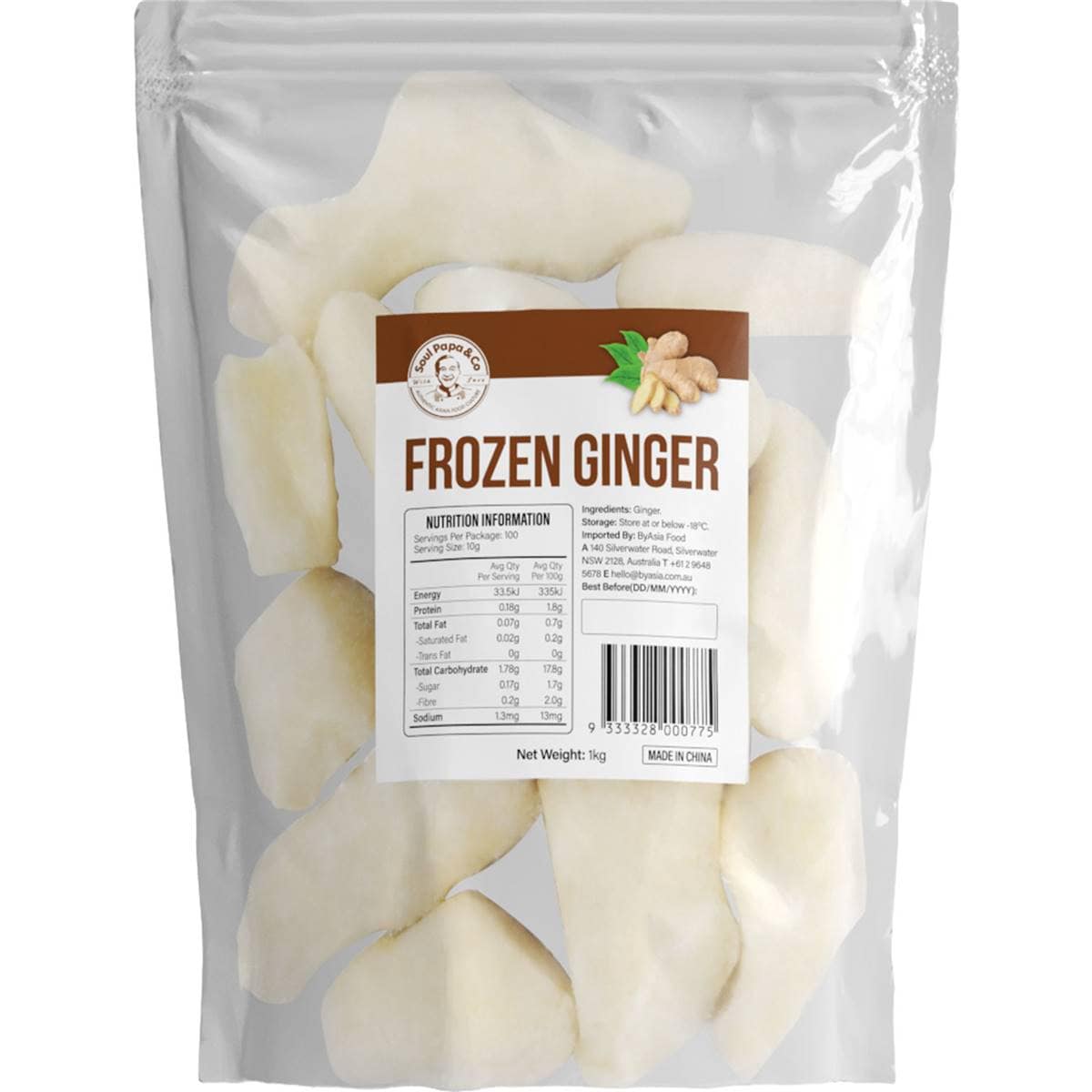 Soul Papa & Co Frozen Ginger 1kg | Woolworths
