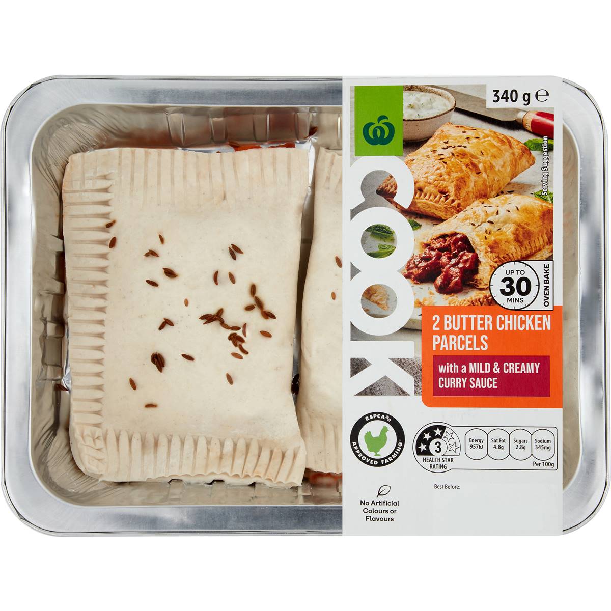 Woolworths Butter Chicken Parcels 340g | Woolworths