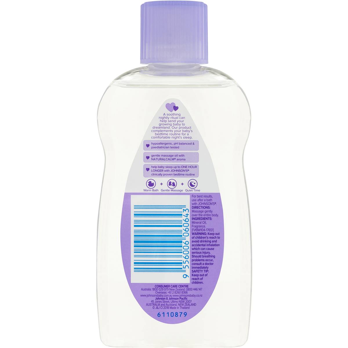 Johnson's Baby Bedtime Oil 125ml | Woolworths