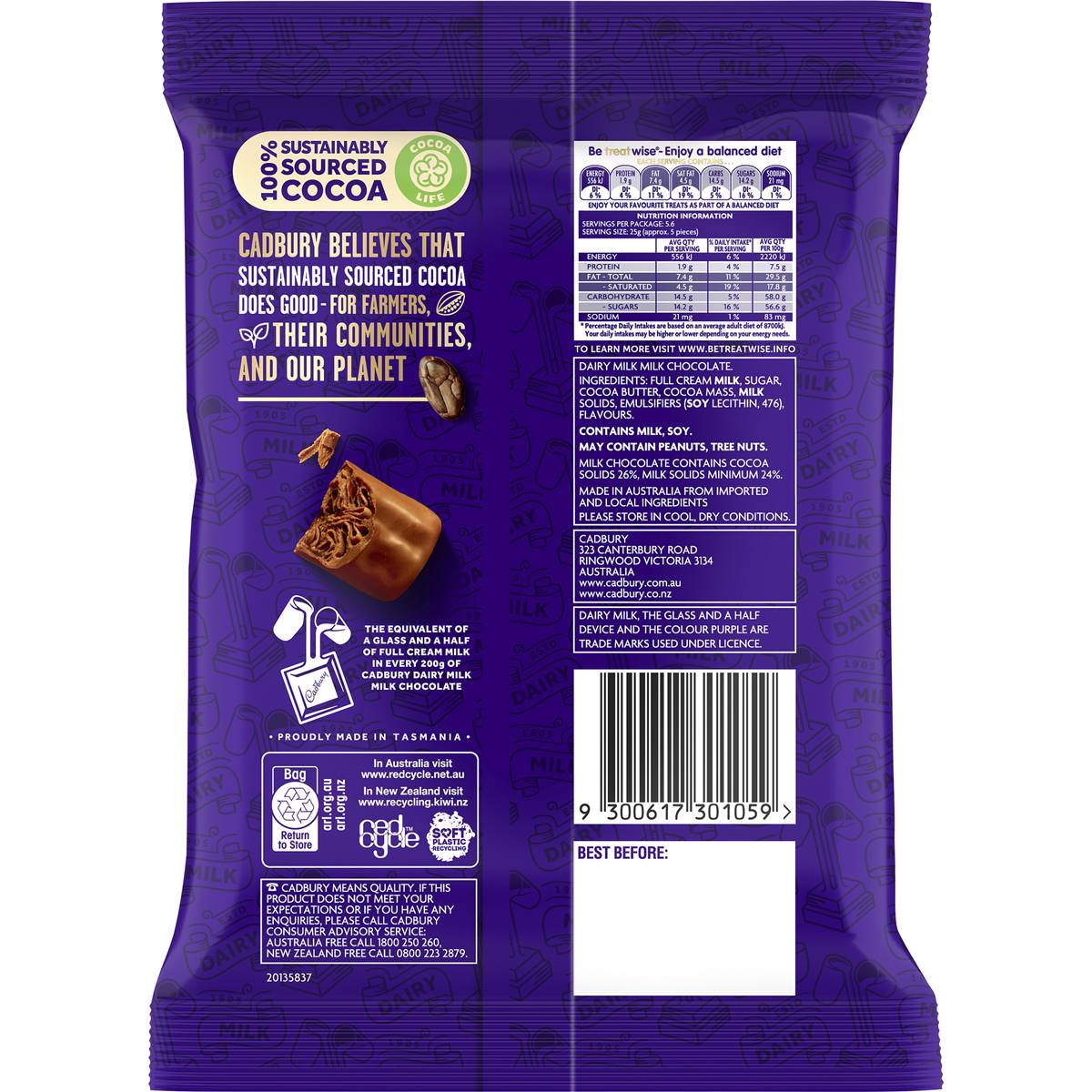 Cadbury Twirl Milk Chocolate Bites Snack & Share Bag 140g | Woolworths Cadbury Twirl Milk Chocolate Bites Snack & Share Bag 140g | Woolworths