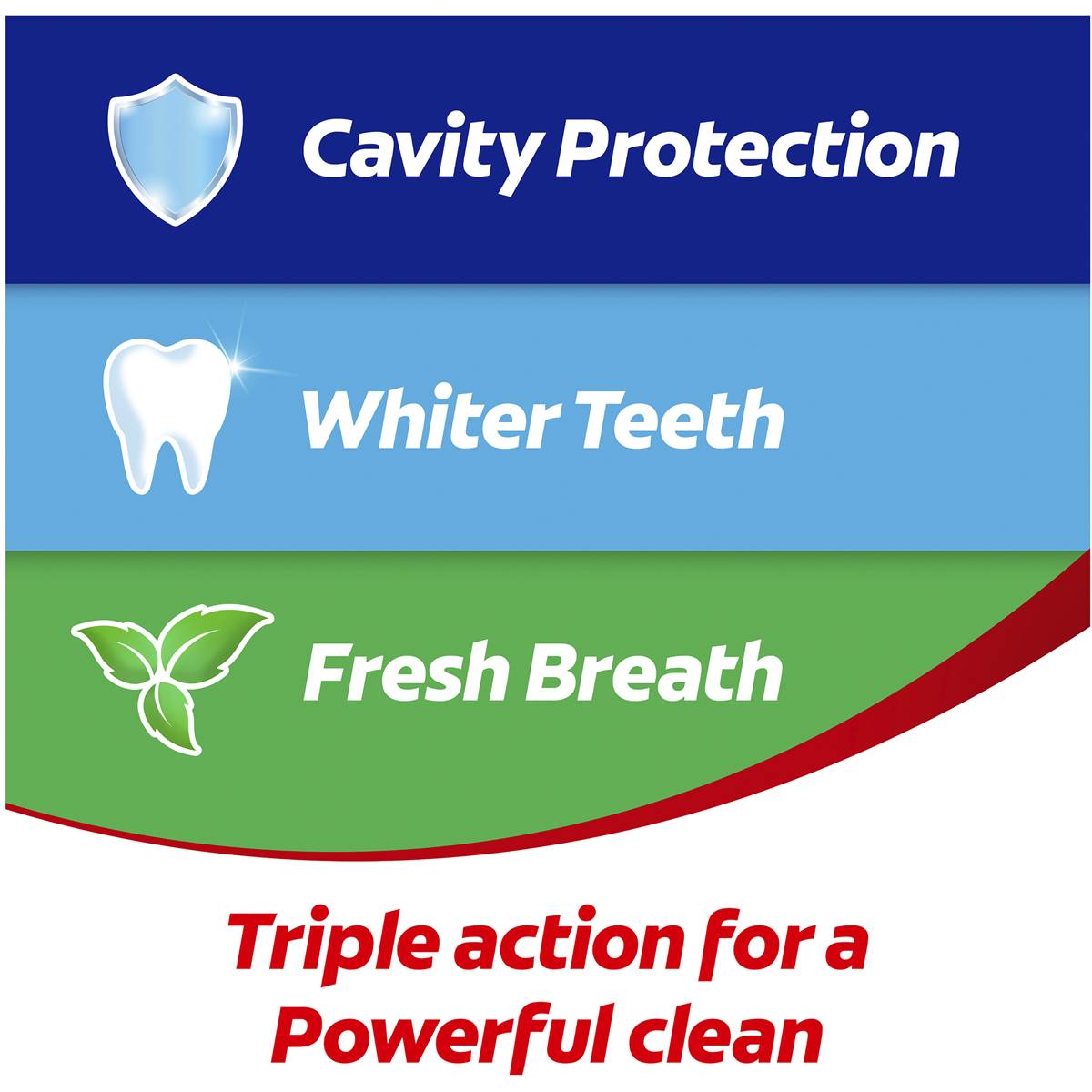 Colgate Triple Action Original Mint Fluoride Toothpaste 160g | Woolworths