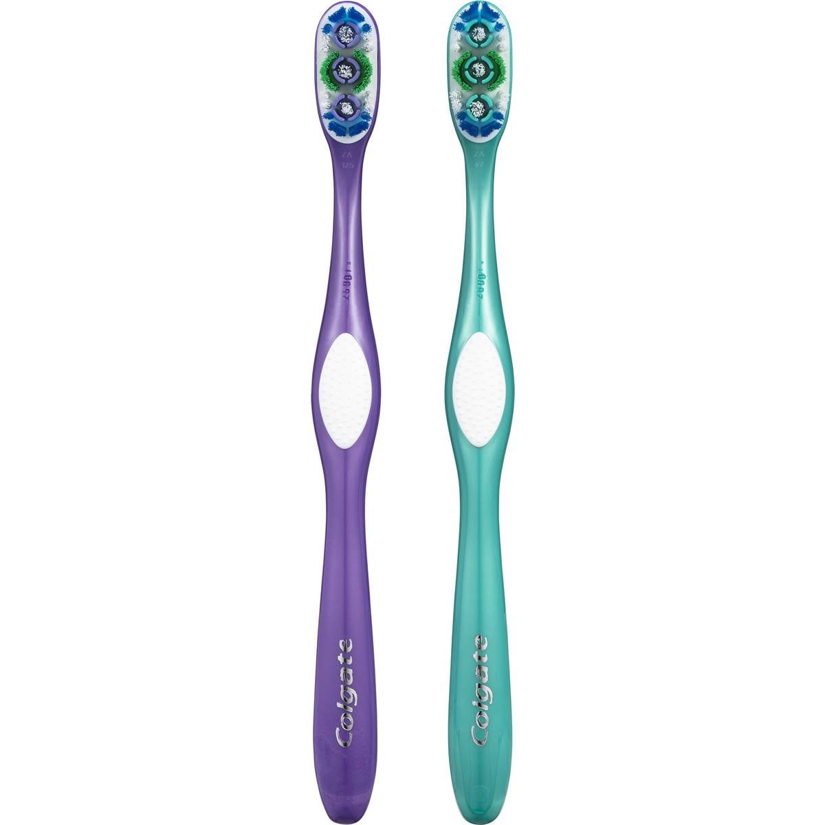 Colgate 360 Whole Mouth Clean Medium Toothbrush Value Pack 2 Pack ...