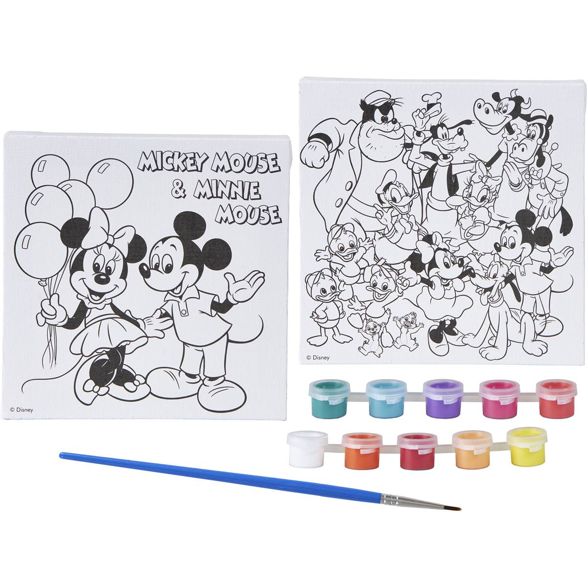 Disney Paint Your Own Canvas 2 Pack | Woolworths