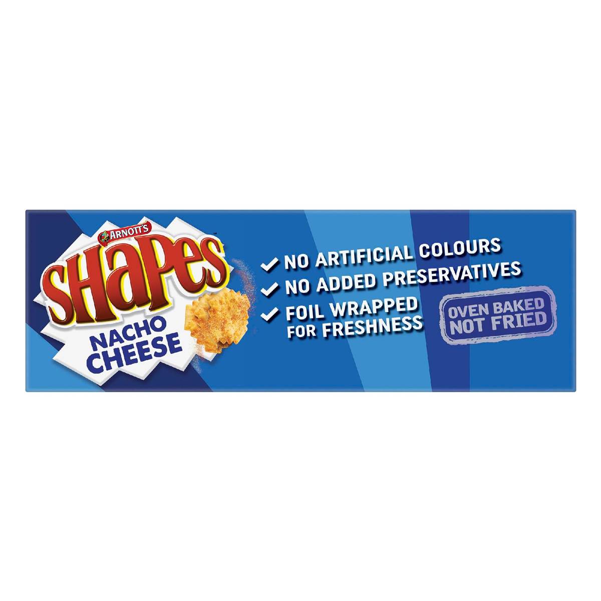 Arnott's Shapes Nacho Cheese Cracker Biscuits 160g | Woolworths