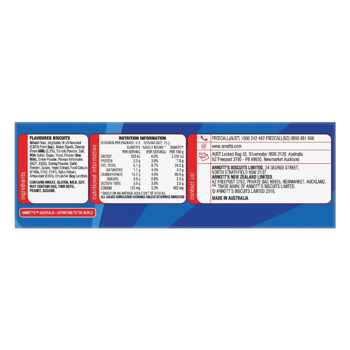 Arnott's Shapes Nacho Cheese Cracker Biscuits 160g | Woolworths Arnott's Shapes Nacho Cheese Cracker Biscuits 160g | Woolworths