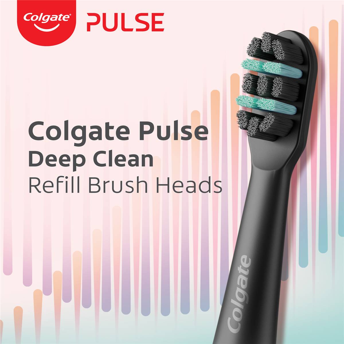 Colgate Electric Toothbrush Refill Pulse Deep Clean 4 Pack | Woolworths