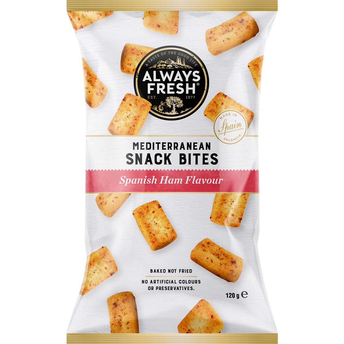 Always Fresh Mediterranean Snack Bites Spanish Ham Flavour 120g ...