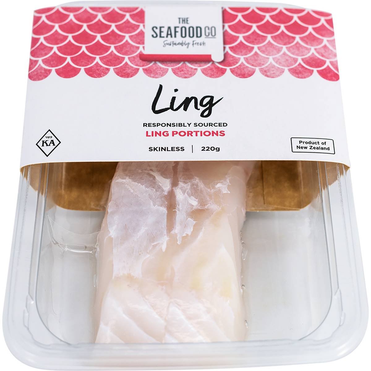 The Seafood Co Fresh Ling Fillet Skinless 220g | Woolworths