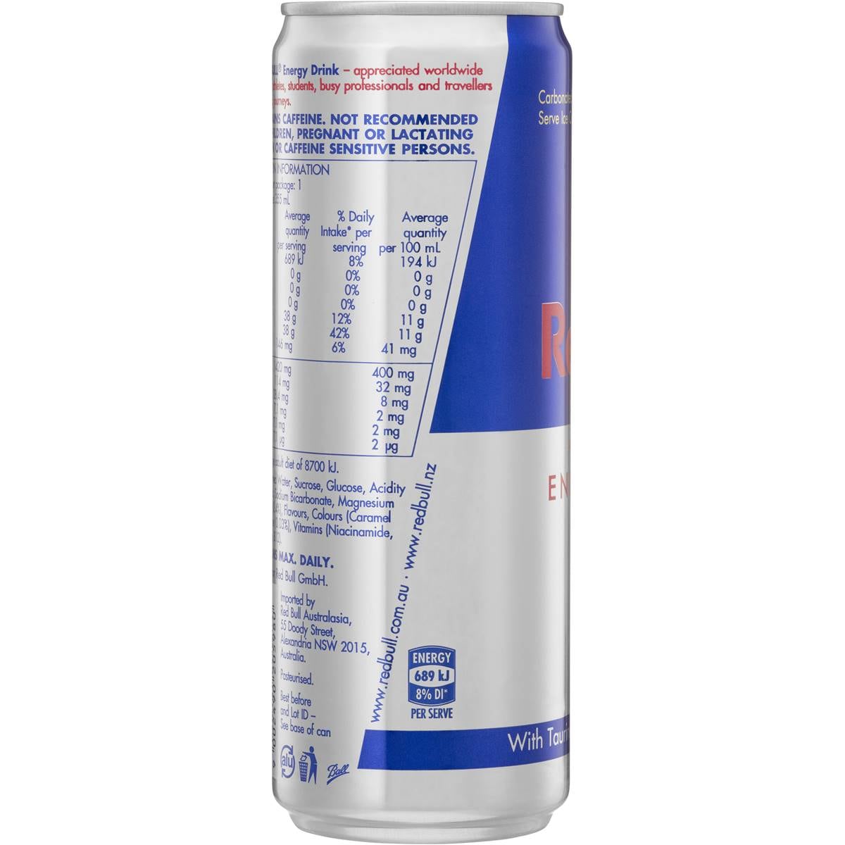 Red Bull Can Label Red Bull Energy Drink 355ml | Woolworths