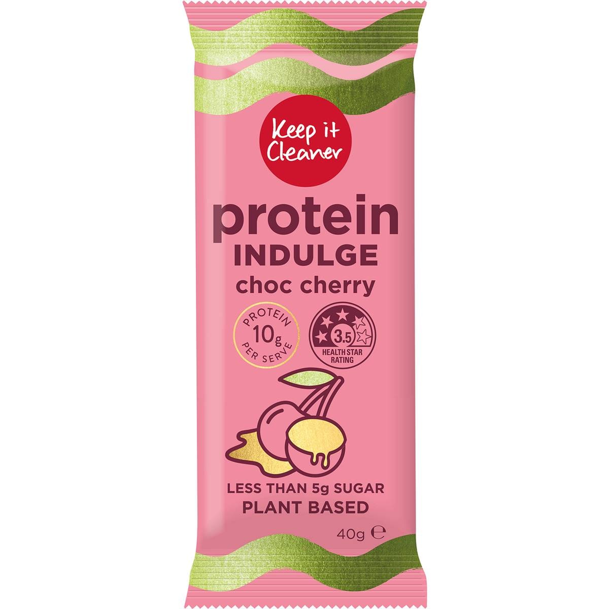 Keep It Cleaner Protein Indulge Bar Choc Cherry 40g | Woolworths