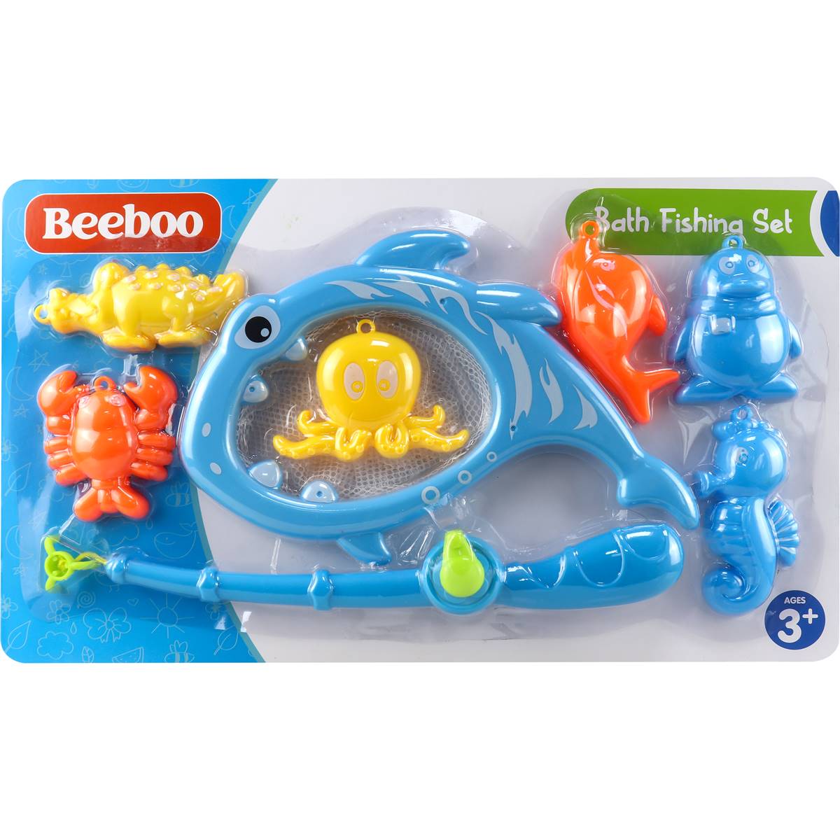 Beeboo Bath Fishing Set Each | Woolworths