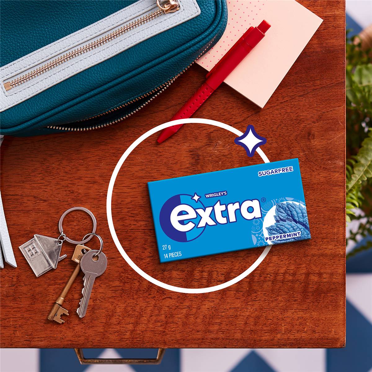 Extra Peppermint Sugar Free Chewing Gum 14pc 27g | Woolworths