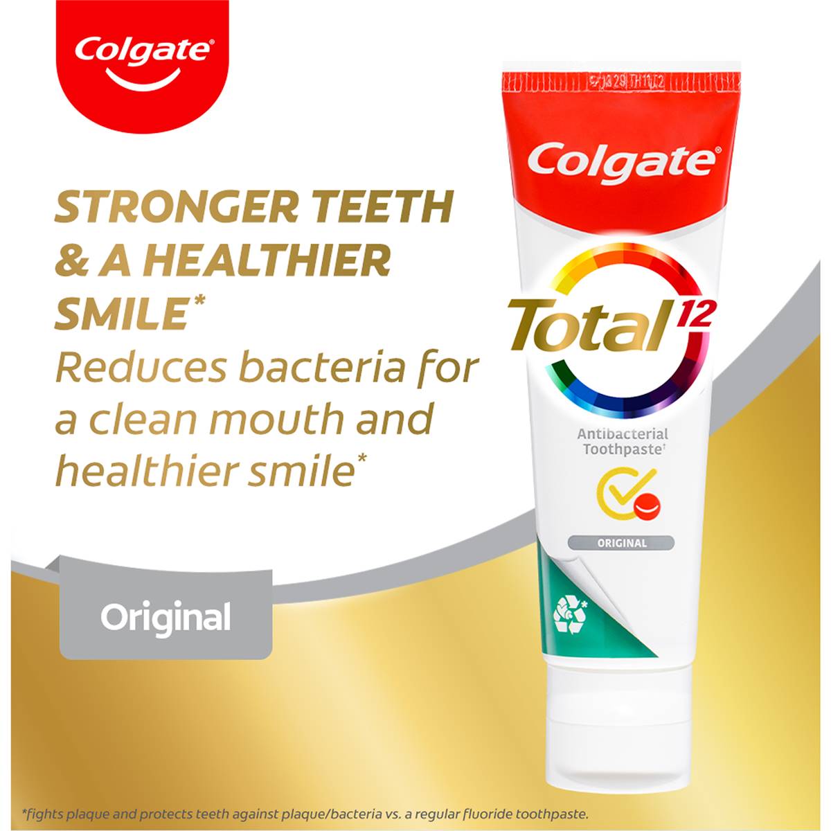 Colgate Total Original Antibacterial Toothpaste Value Triple Pack 200g ...