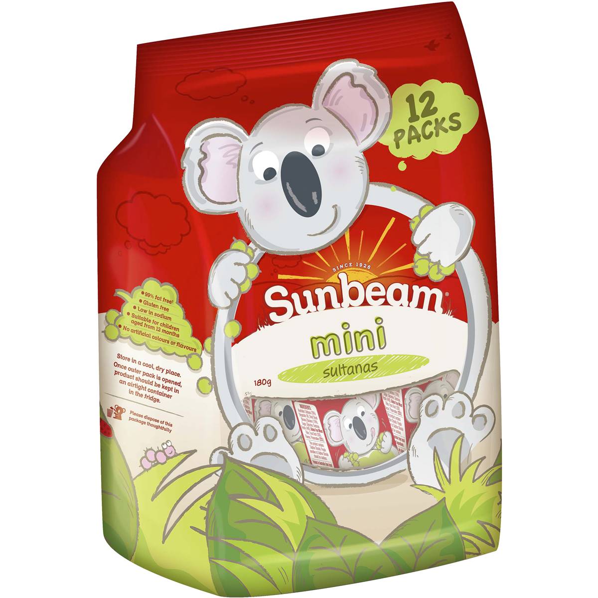 Sunbeam Mini Sultanas 12 Pack | Woolworths