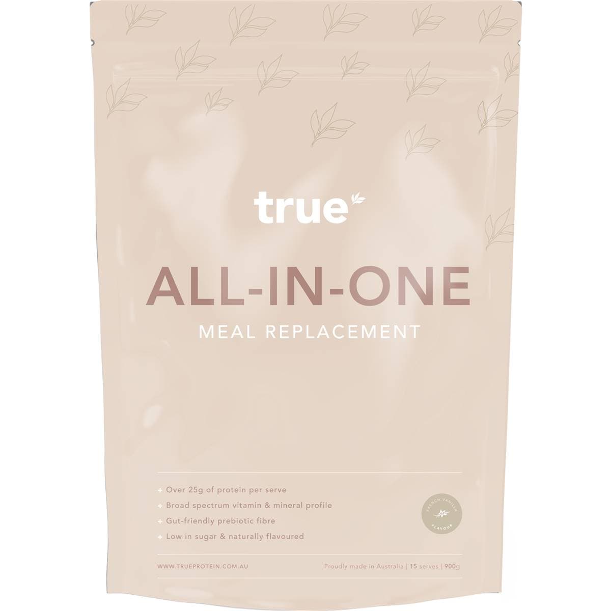 True Protein All-in-one Meal Replacement Vanilla 900g | Woolworths