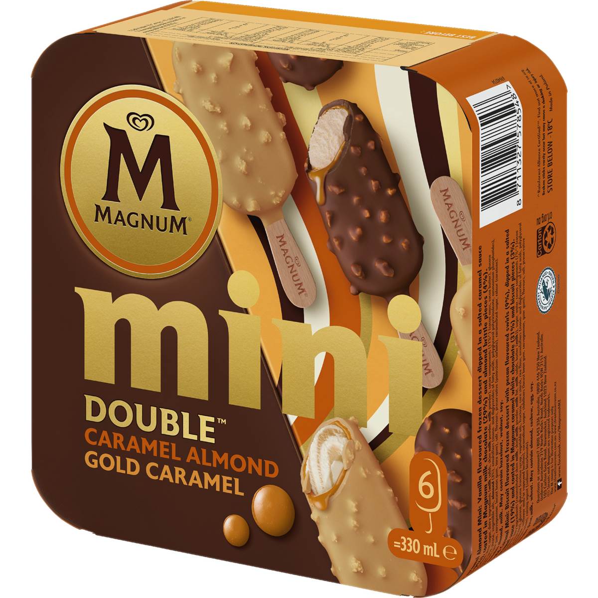 Magnum Mini Caramel Mix 6 Pack Woolworths