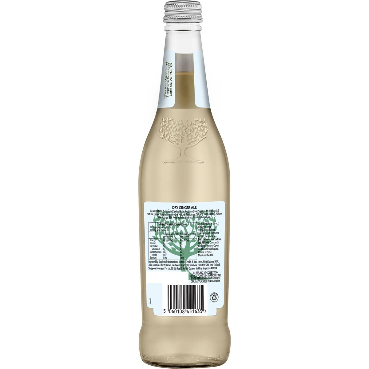 Fever-tree Ginger Ale Light 500ml | Woolworths