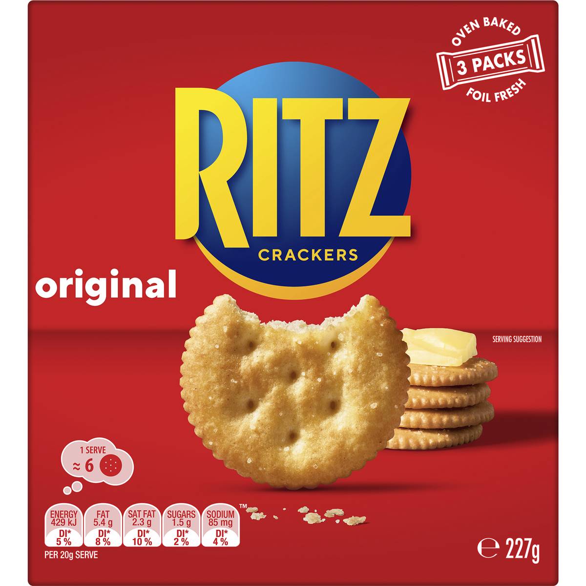 Ritz Original Crackers 227g | Woolworths