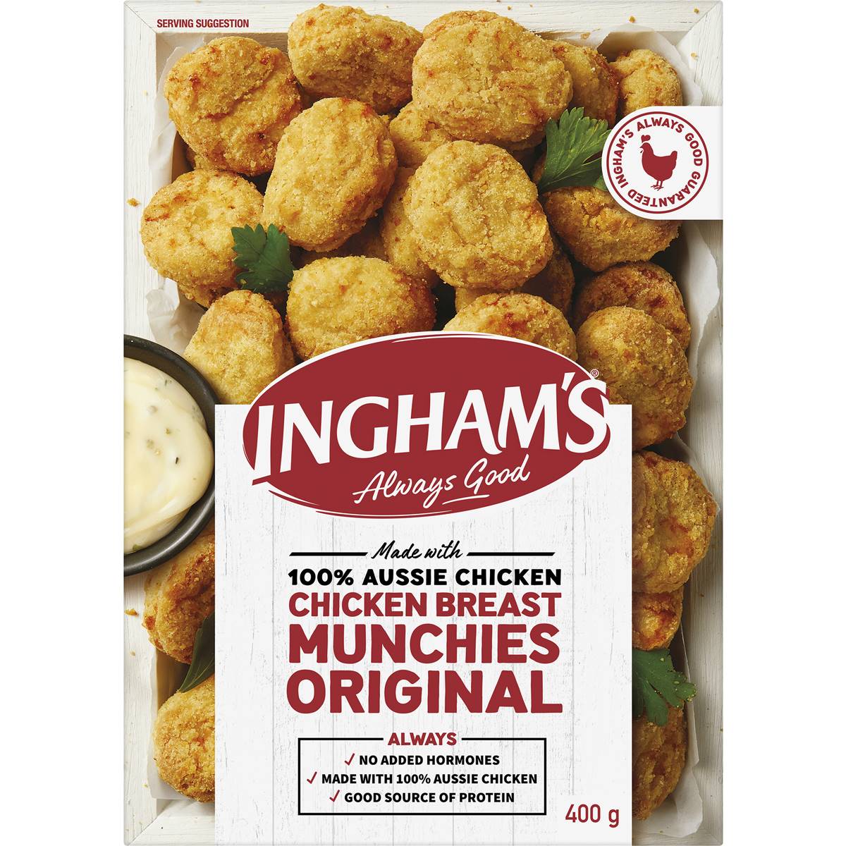 Ingham's Crumbed Chicken Breast Munchies 400g | Woolworths