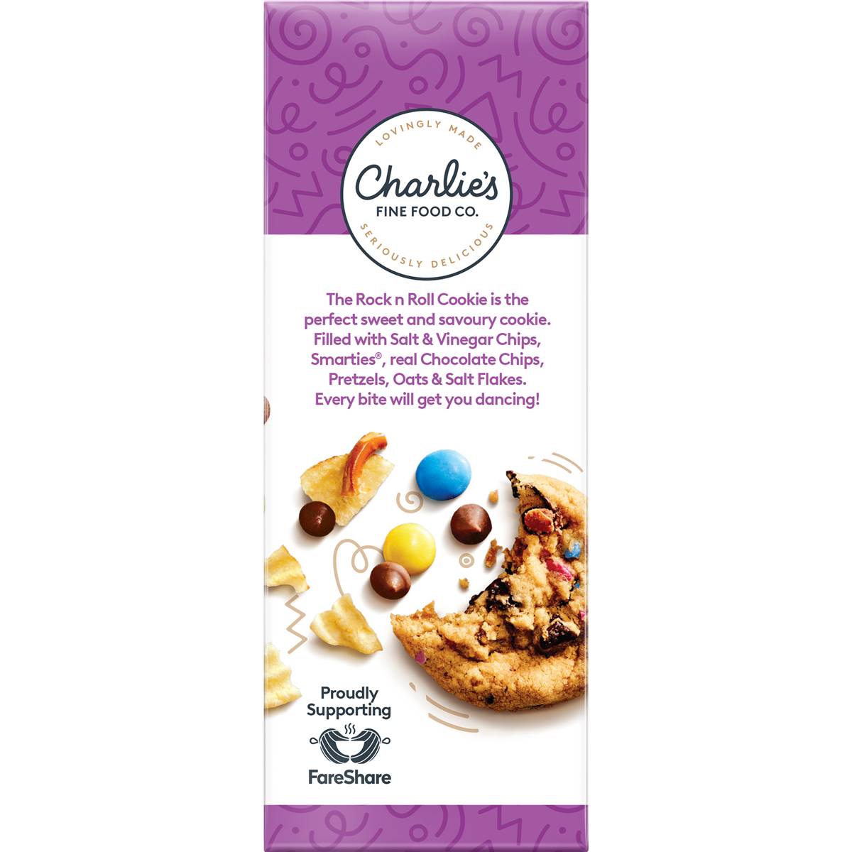 Charlie's Fine Foods Mish Mash Cookies Rock N Roll 150g | Woolworths Charlie's Fine Foods Mish Mash Cookies Rock N Roll 150g | Woolworths