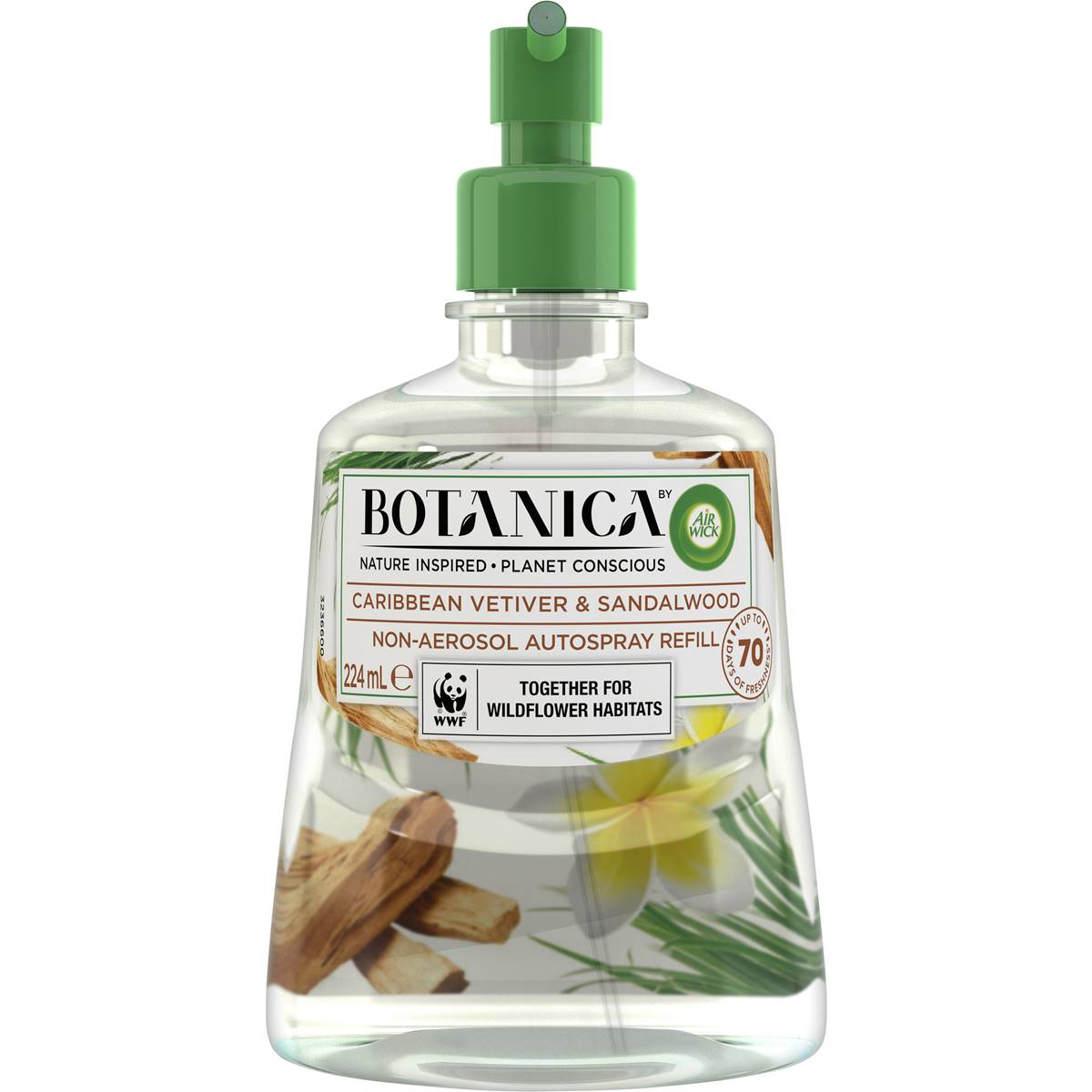 Air Wick Botanica Vetiver And Sandalwood Automatic Air Freshener Refill