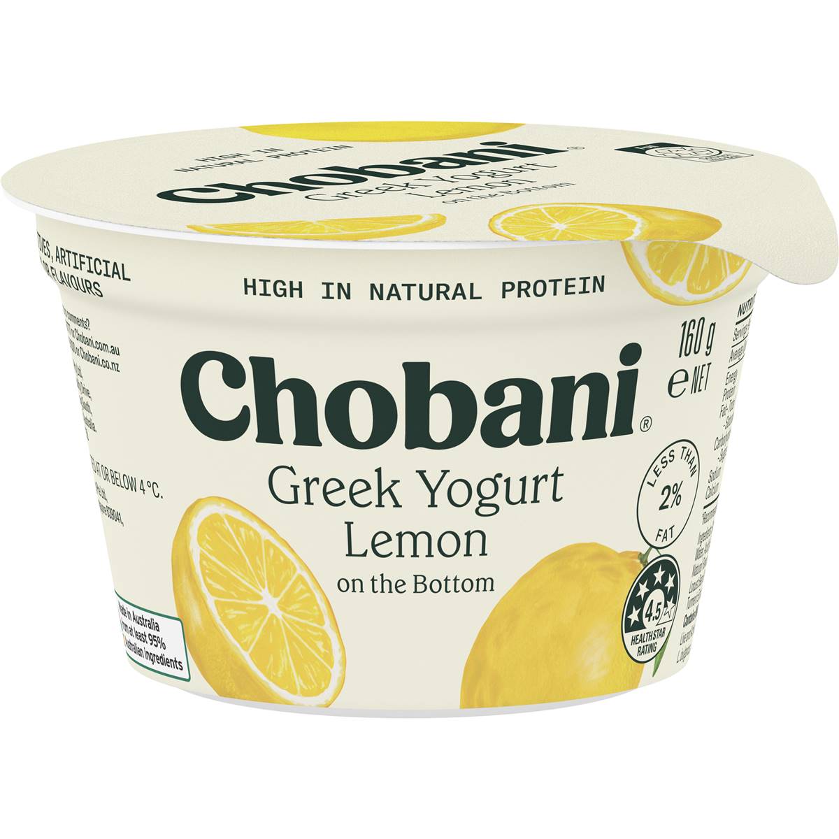 Chobani Greek Yogurt Lemon 160g Woolworths