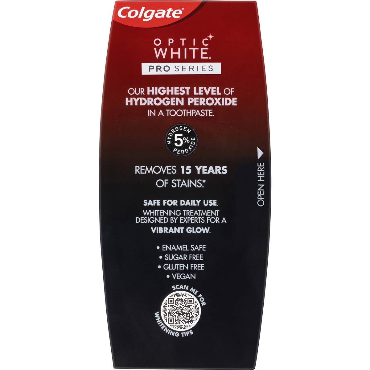 Colgate Teeth Whitening Toothpaste Optic White Pro Series Vividly 80g ...