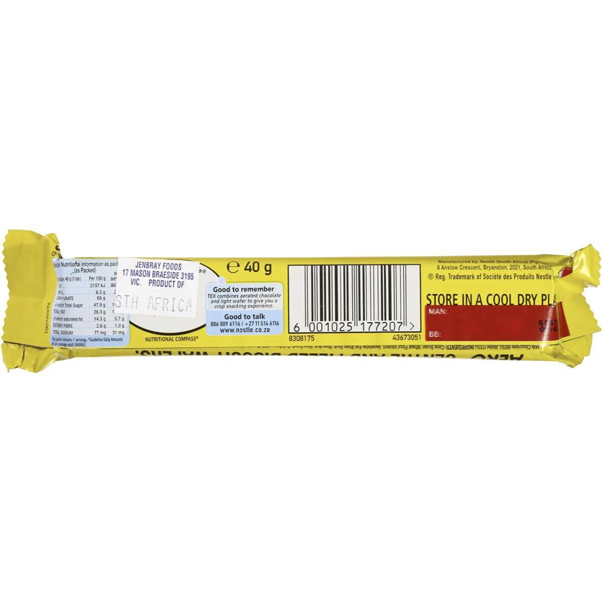 Nestle Tex Bar 40g | Woolworths