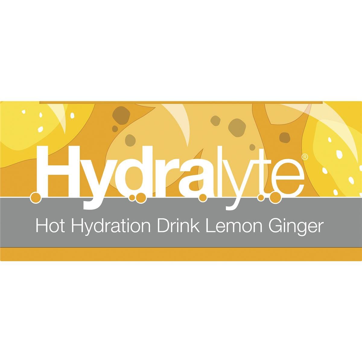 Hydralyte Hot Hydration Drink Lemon Ginger 10 Pack | Woolworths