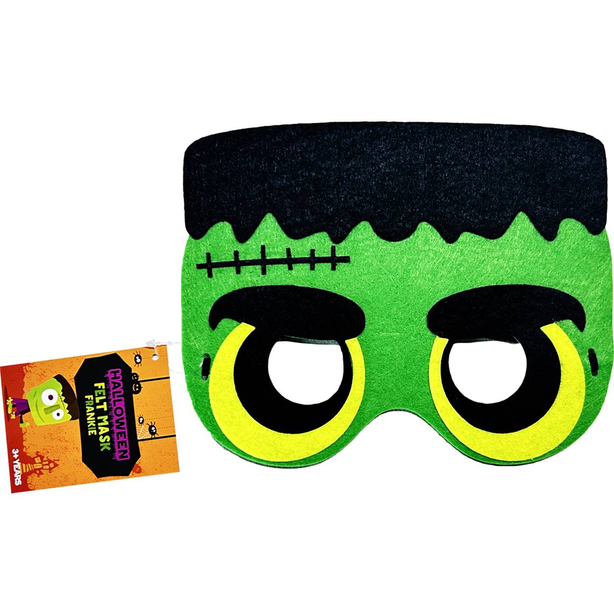 Halloween Kids Felt Mask Frankie Each | Woolworths