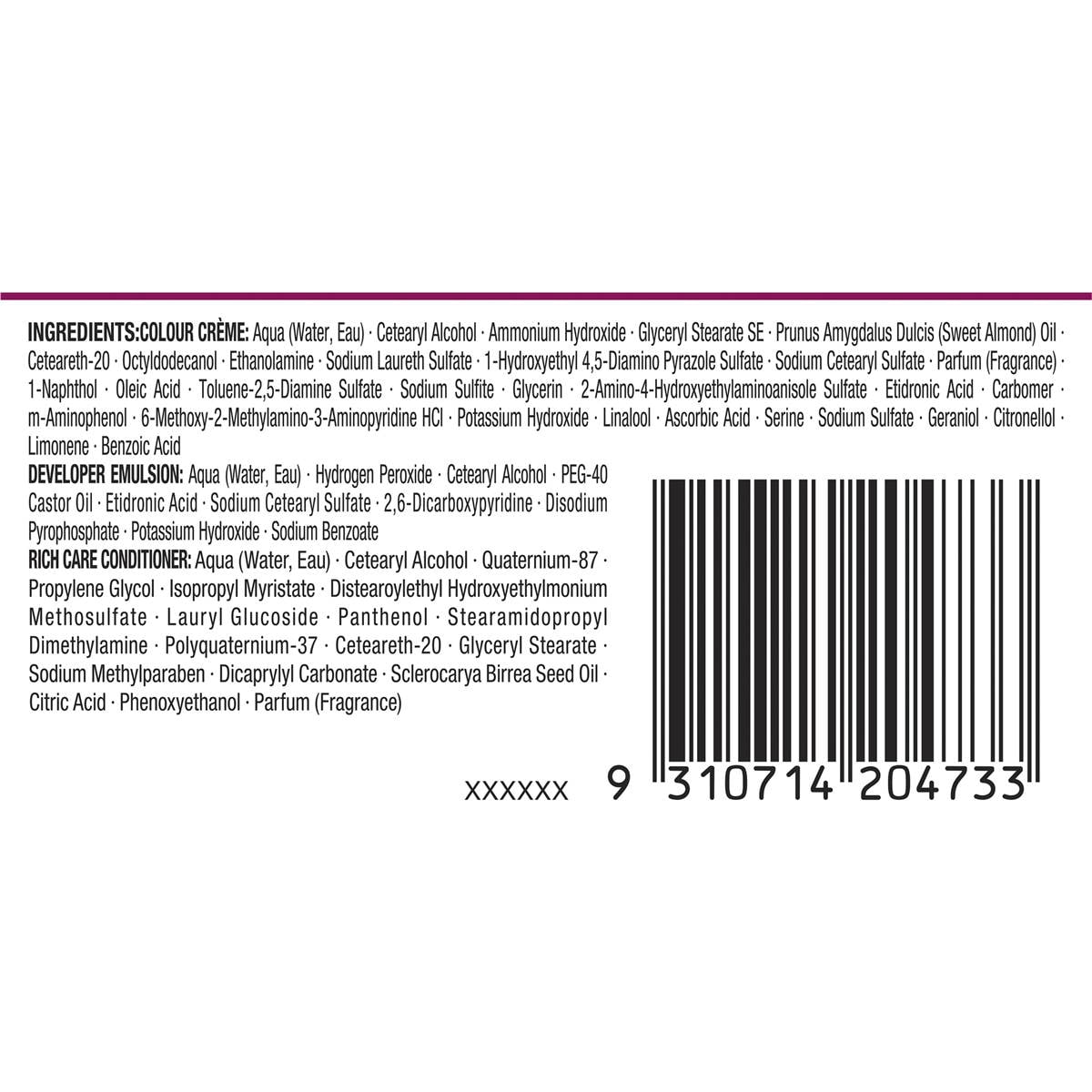 Napro Palette 5.99 Rosewood Violet Permanent Colour Each | Woolworths