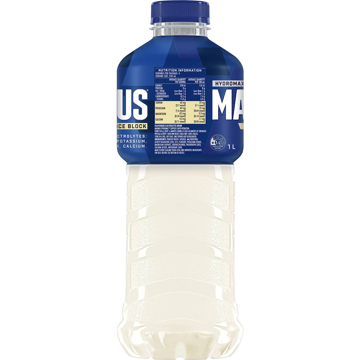 Maximus Lemonade Ice Block Isotonic Sports Drink 1l | Woolworths