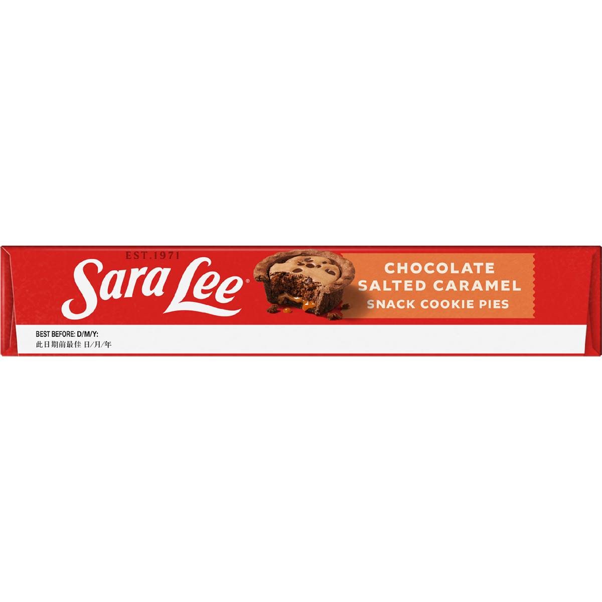 Sara Lee Deluxe Snack Cookie Pies Chocolate & Salted Caramel 4 Pack ...