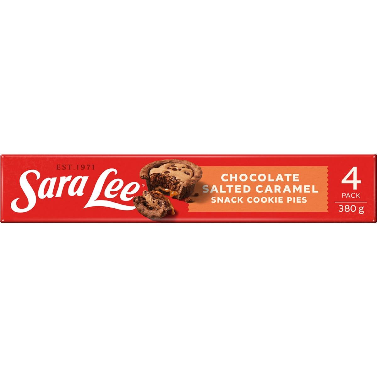 Sara Lee Deluxe Snack Cookie Pies Chocolate & Salted Caramel 4 Pack ...